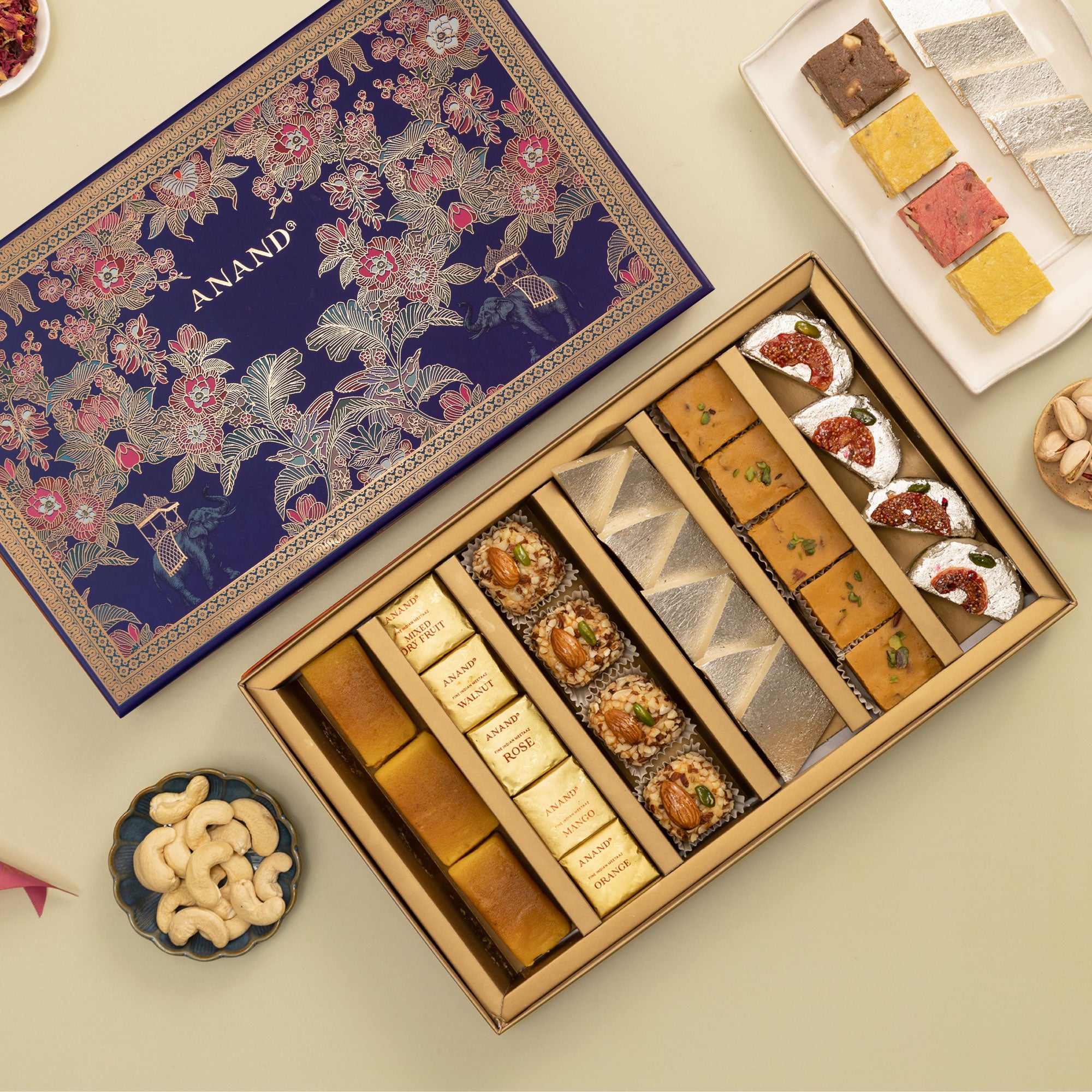 Anand's Assorted Sweets Gift Box - Luminous Spirits (867gms)