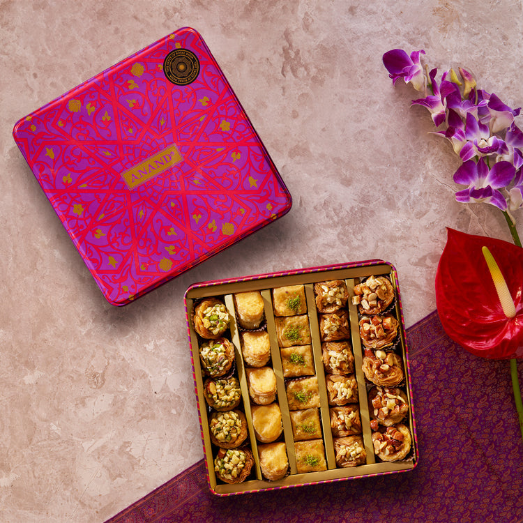 Online Diwali Sweets - Diwali Sweets & Biscuits Gift Pack - Assorted Sweets